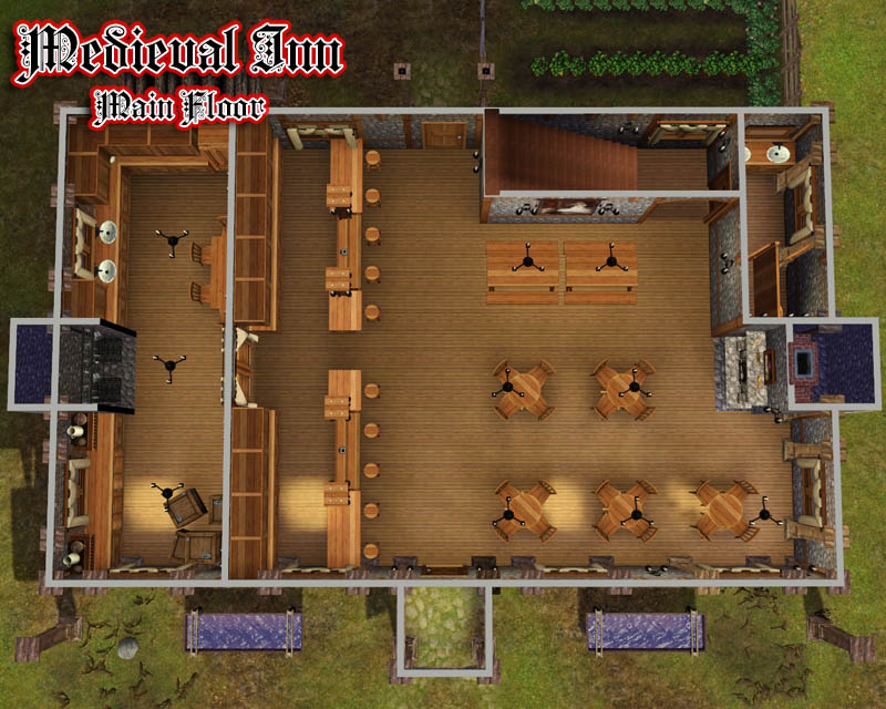medieval inn layout