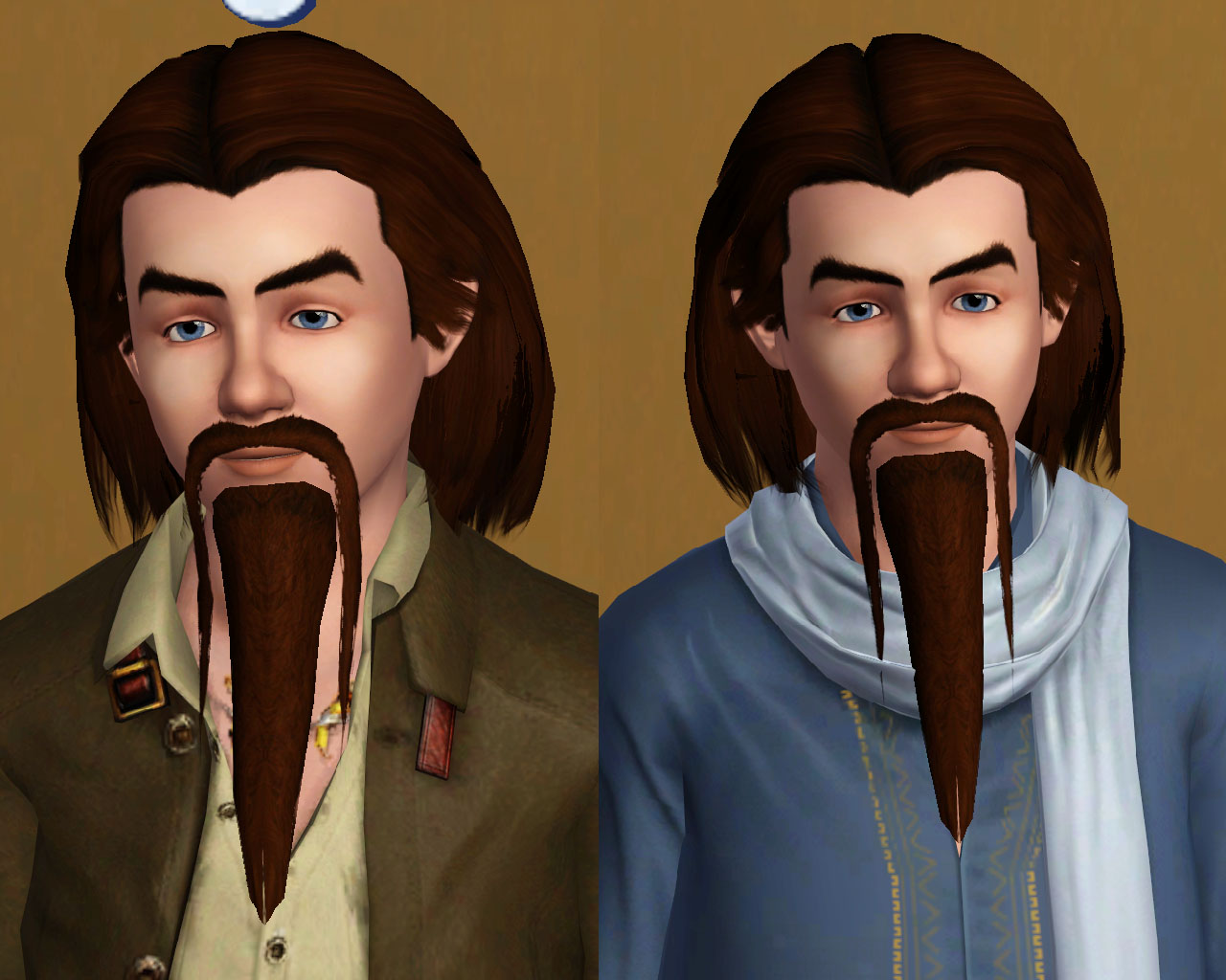 Mod The Sims - Wizard and Gandalf beards