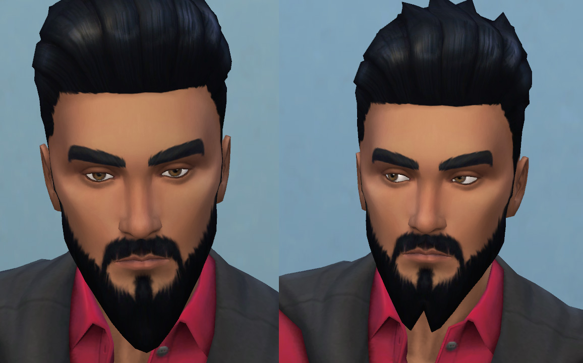 french fork beard style