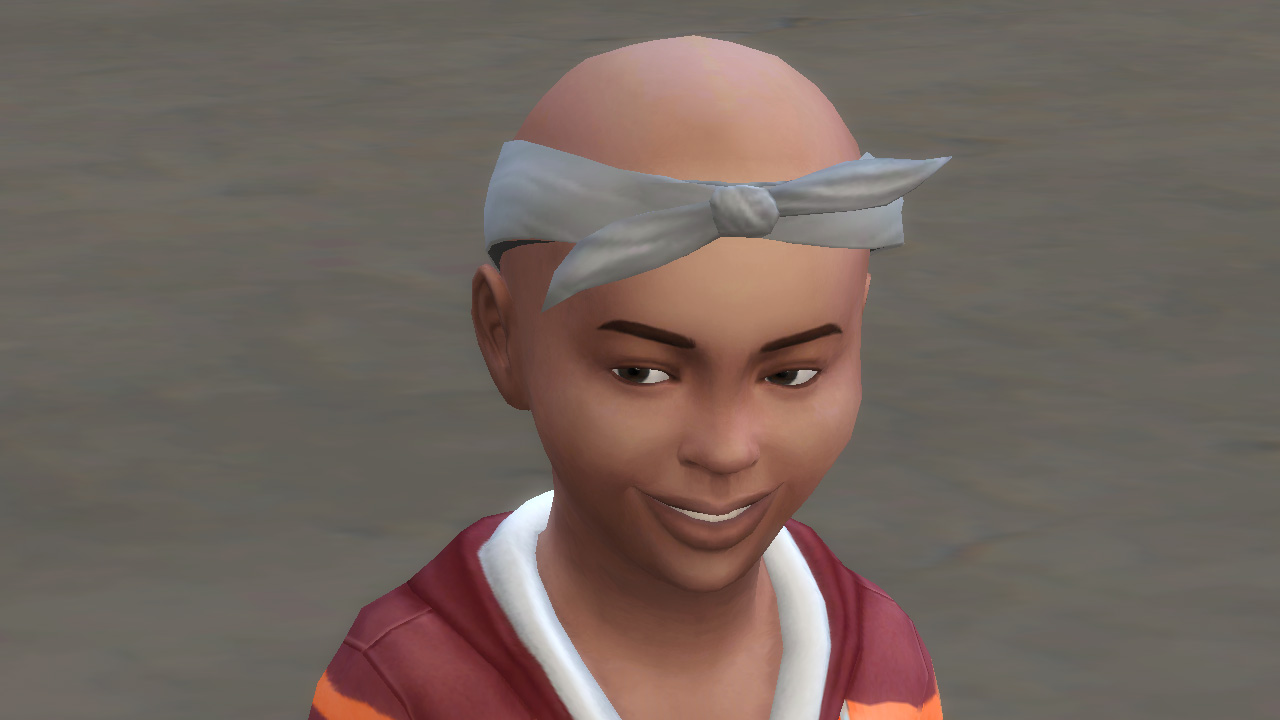 Mod The Sims - S4 Tupac bandana Unisex child to elder.