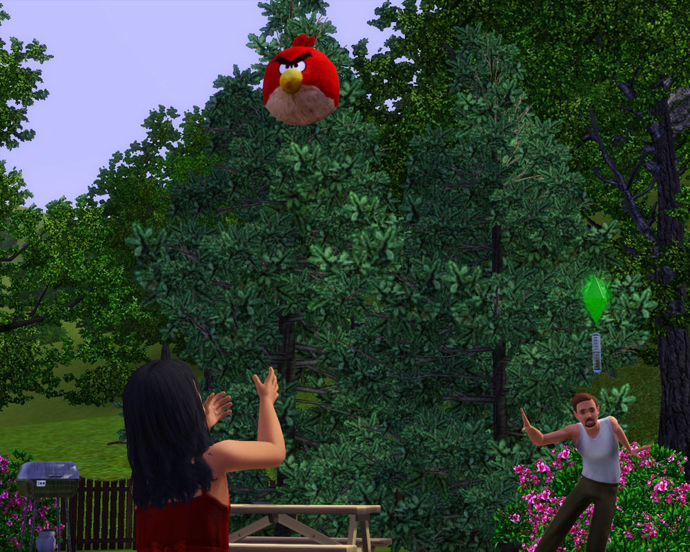 Mod The Sims - Angry Birds Plush Toy