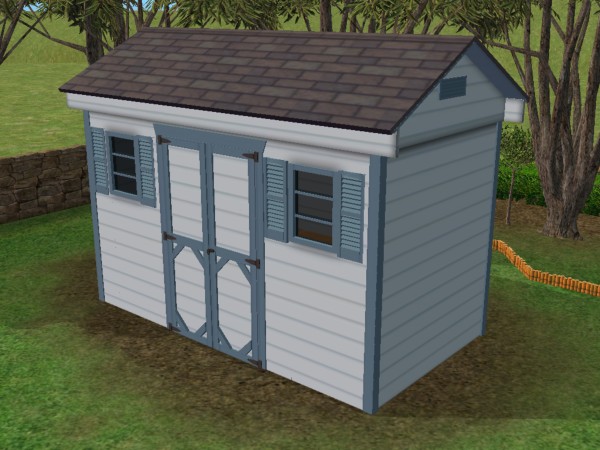 Mod The Sims - Outdoor Shed-63 Color Options!