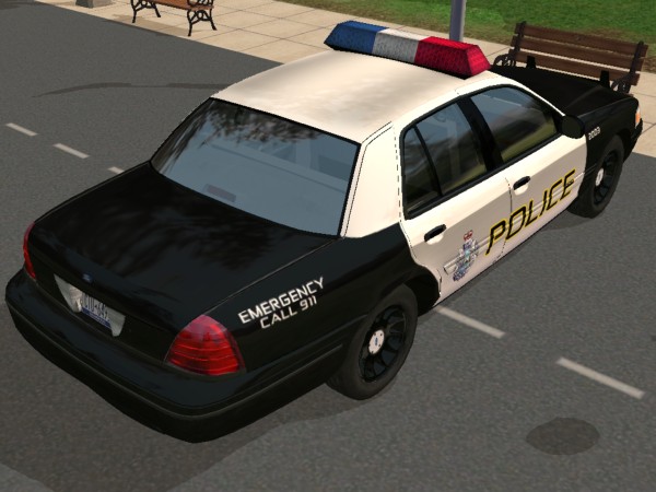 Mod The Sims - 2003 Ford Crown Victoria Police Car