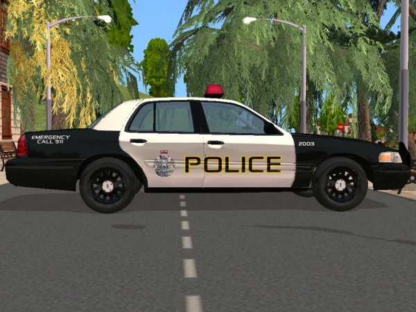 Mod The Sims - 2003 Ford Crown Victoria Police Car