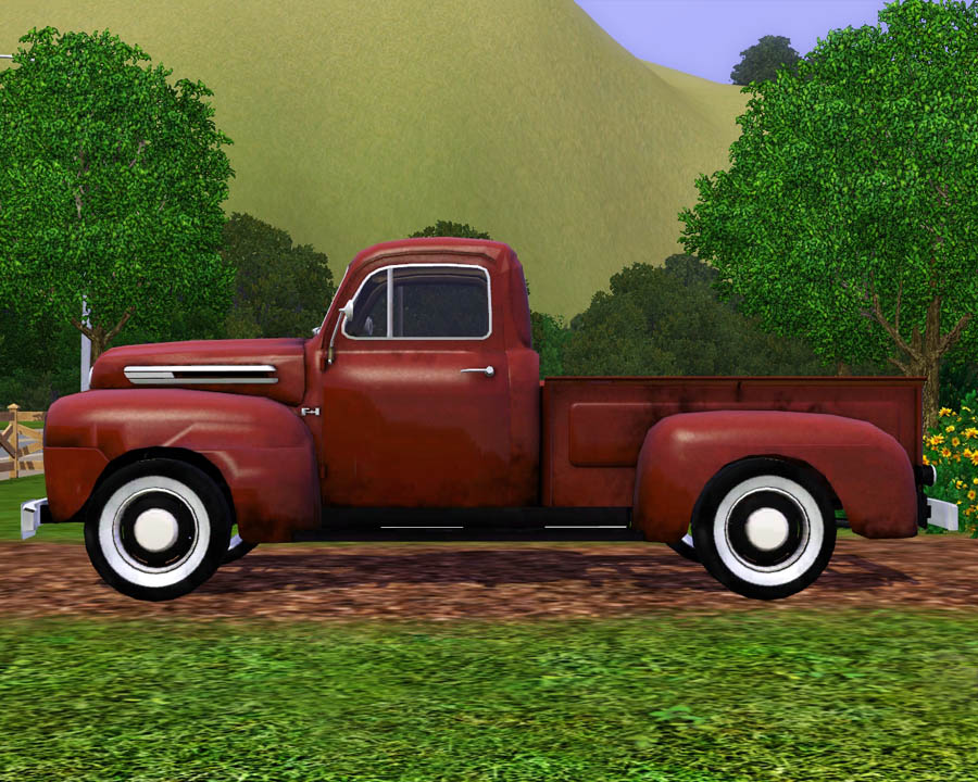 Mod The Sims - 1950 Ford F 1 Pick-Up Truck