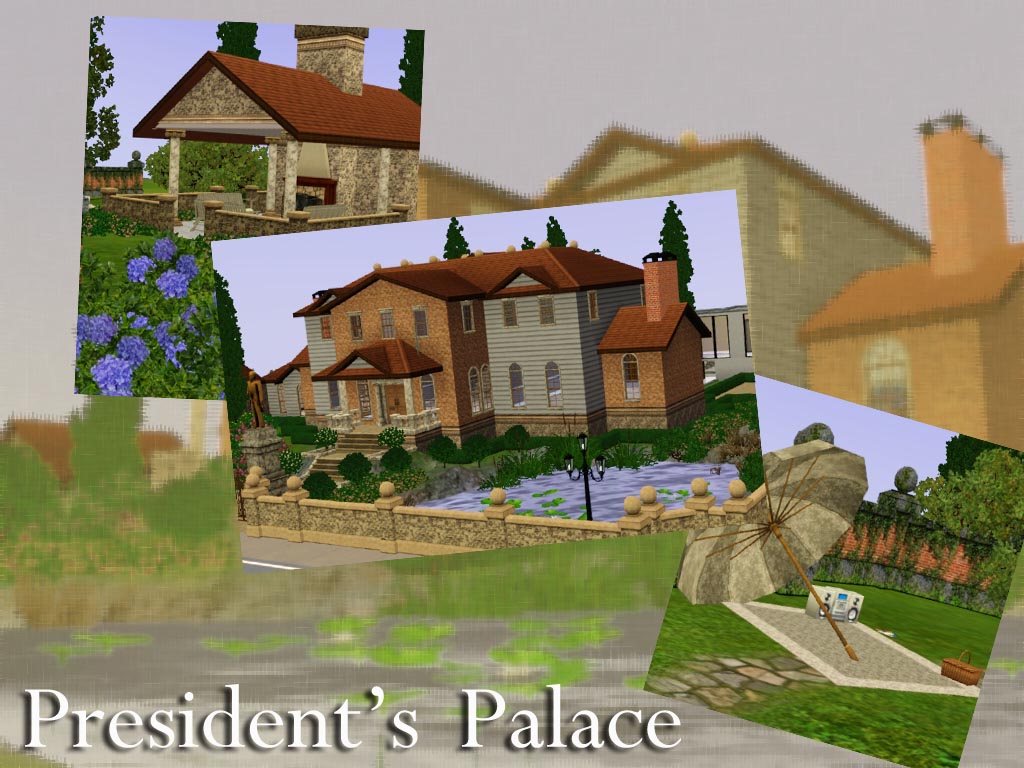 Mod The Sims - The President's Palace: 5BR 4BA NO CC