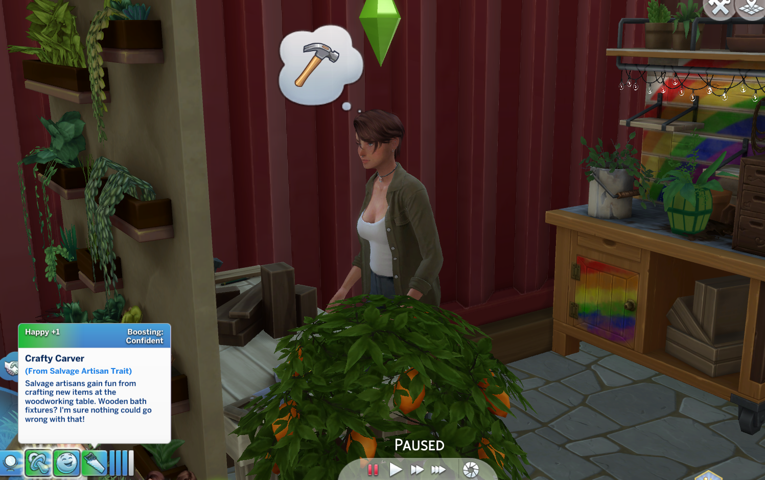 Mod The Sims - Self-Sufficient Aspiration