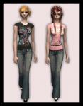 Mod The Sims - 2 Casual Shirts with Jeans