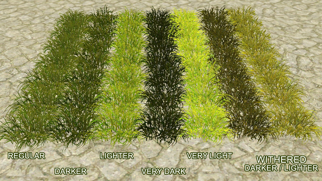 Mod The Sims - Buyable Garden Weeds + 6 recolors