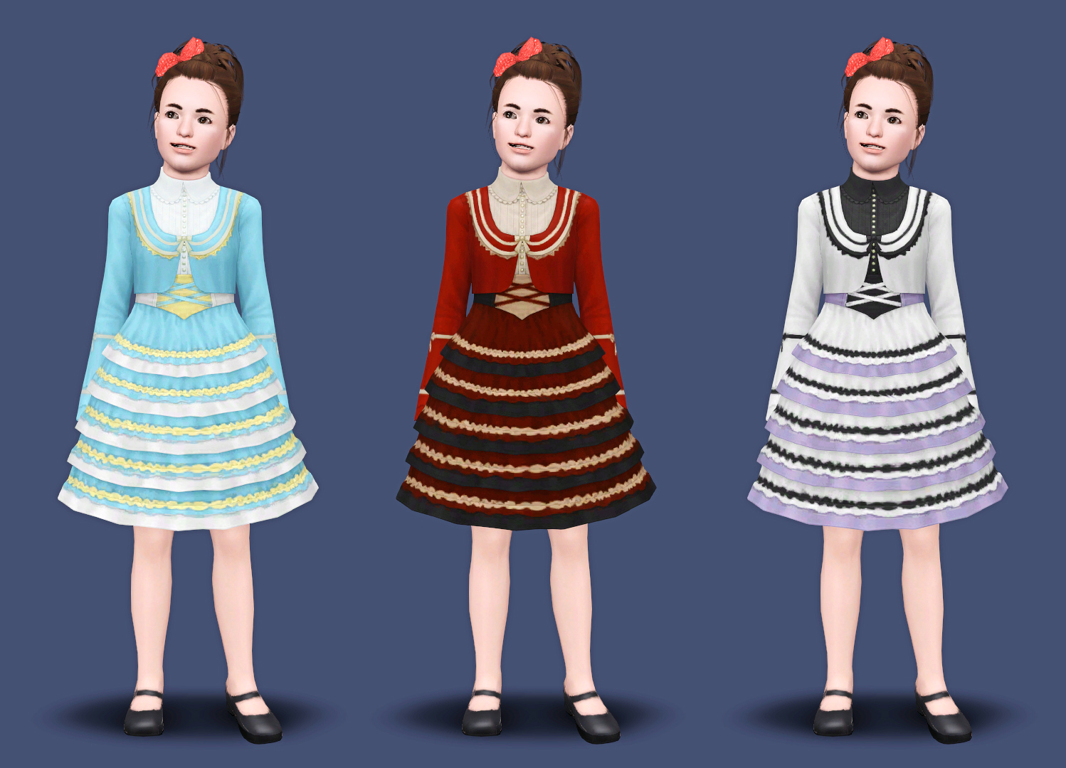 Mod The Sims - 'Walk Bobita Walk' Dress for Children