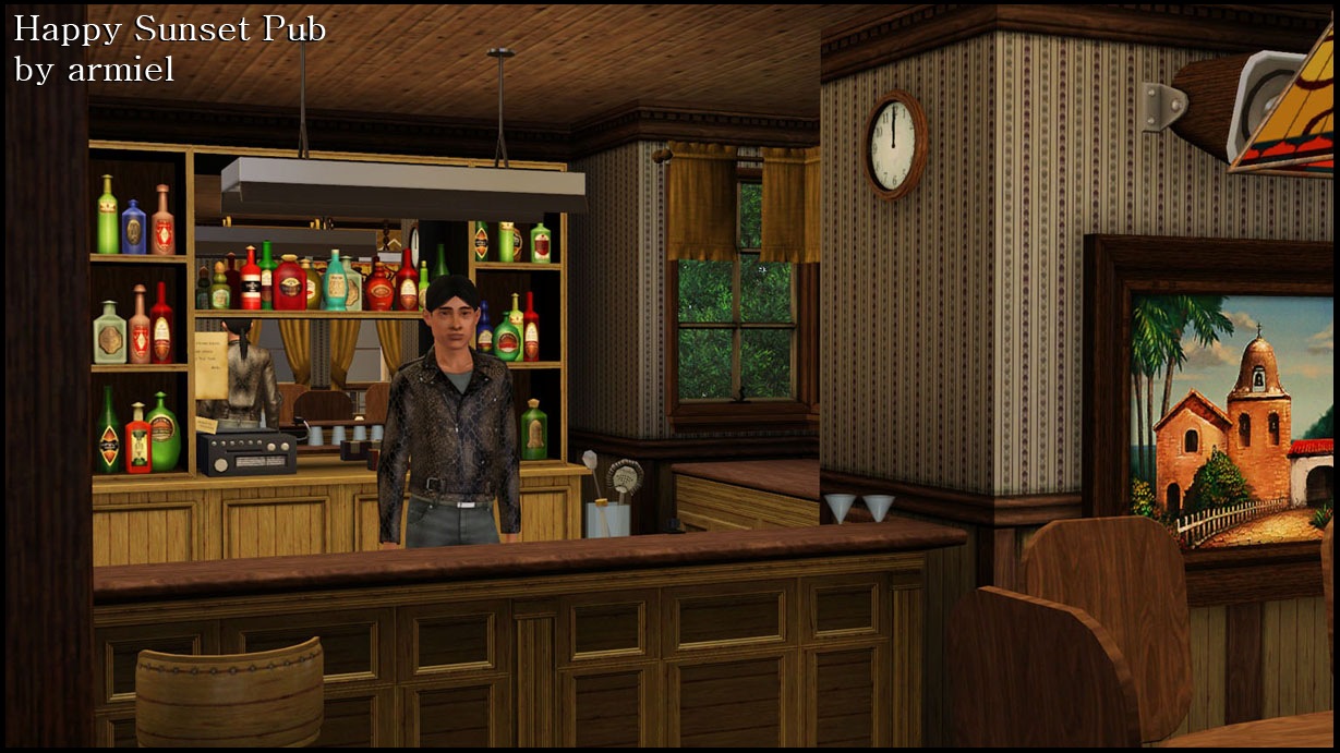 Mod The Sims - Happy Sunset Pub