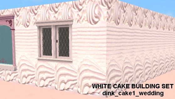Mod The Sims - 2 "MAKE A CAKE" building kits - white and pink