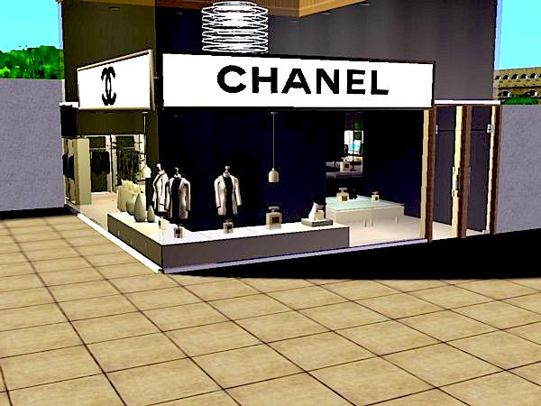Mod The Sims - Real Life Fashion Store Illuminated Shop Sign Recolors