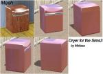 Mod The Sims - Dryer machine for the Sims 3 Laundry