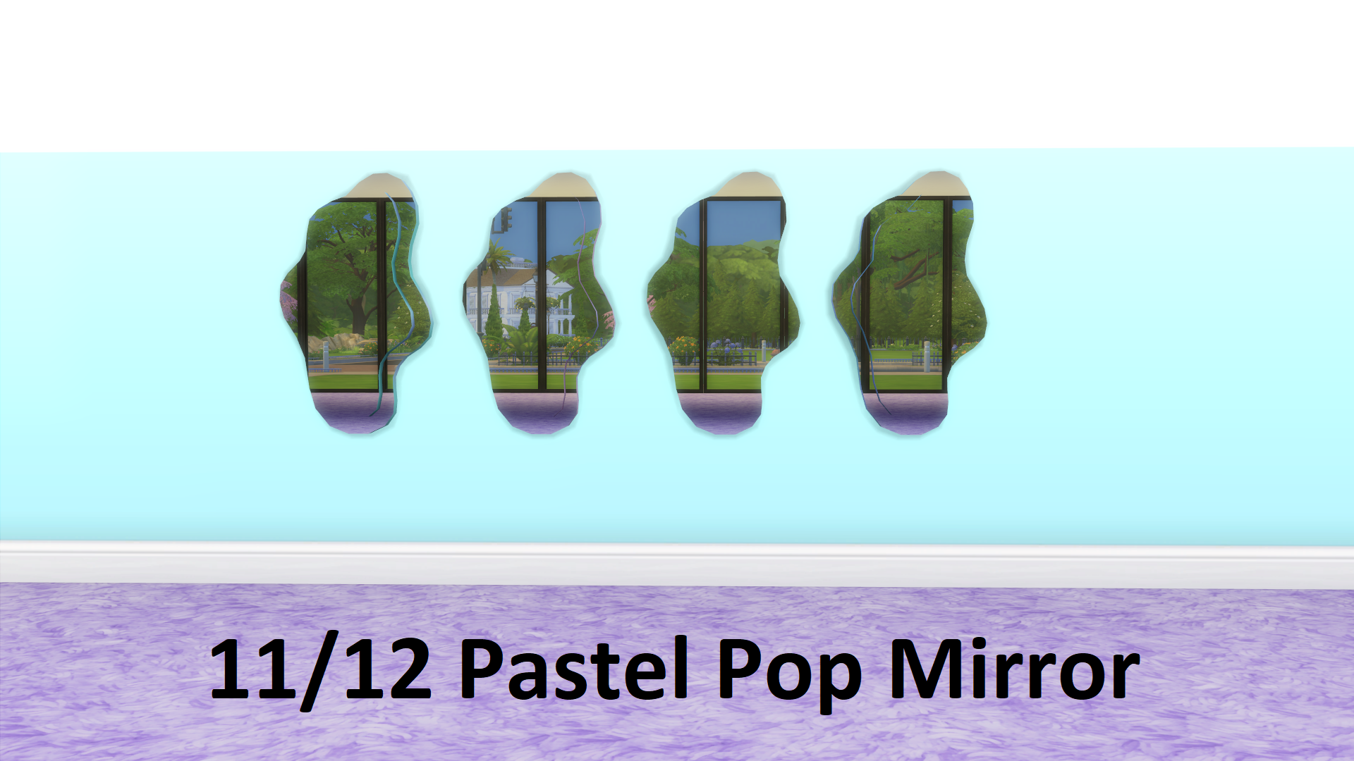 Mod The Sims - Shiftable Mirrors Complete Set