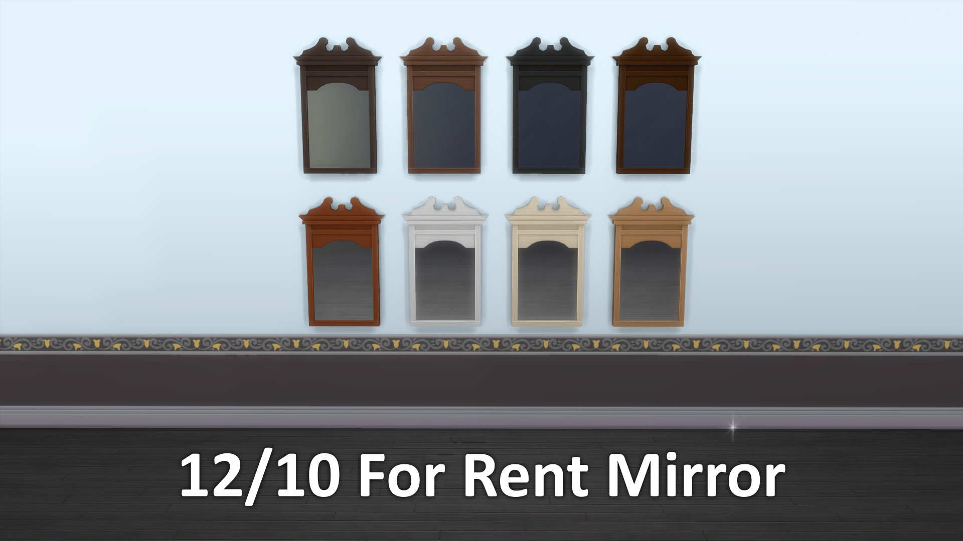 Mod The Sims - Shiftable Mirrors Complete Set