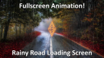 Mod The Sims - Rainy Road Full Animated Loading Screen