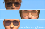 Mod The Sims - aviator sunglasses for male
