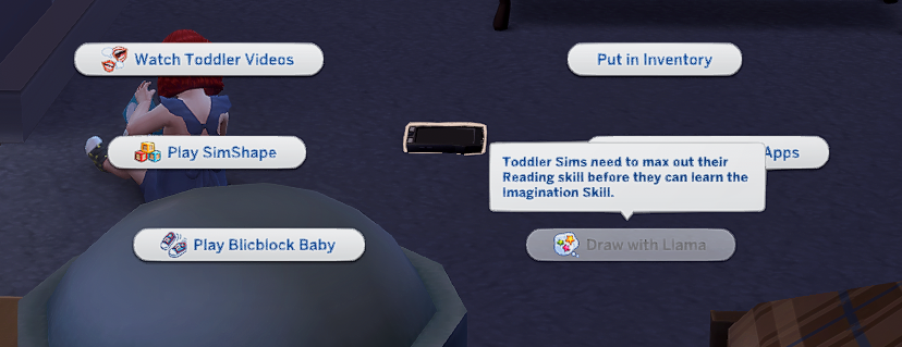 Mod The Sims - Toddlers Learn to Read Skill Mod