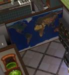Mod The Sims - World Map Wallpaper