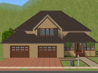 Mod The Sims - 3 Bedroom 3 Bath Traditional Style Home