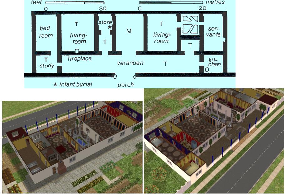 roman villa floorplan