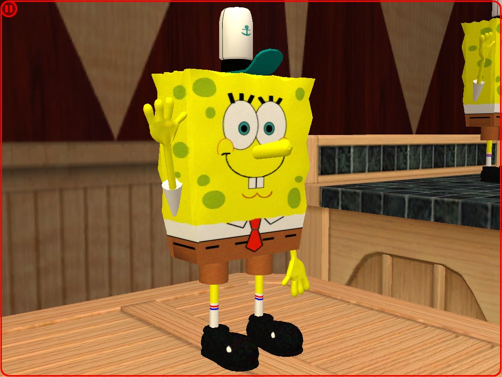 Mod The Sims Spongebob Squarepants W Krusty Krab Hat Home Decor