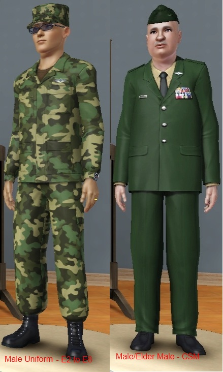 Mod The Sims - Army Enlisted Career - Now With Two Separate Career ...