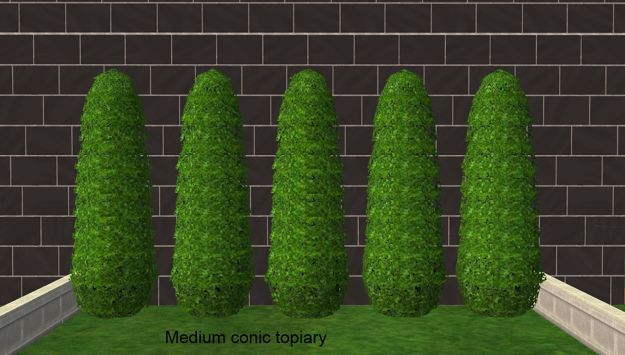 Mod The Sims - Elegance Topiary Shrubs