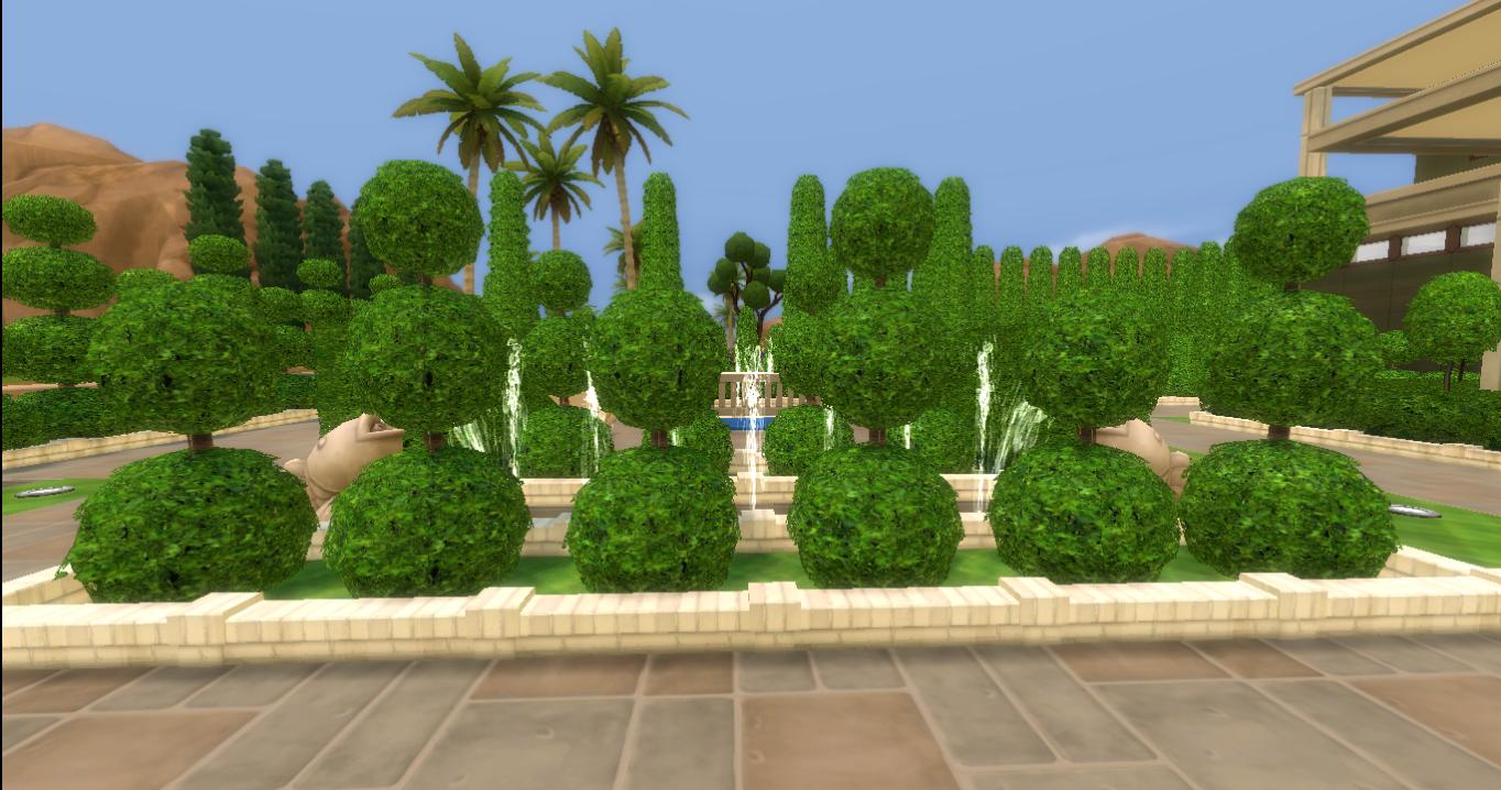 Mod The Sims - Elegance Topiary Shrubs TS4 Conversion