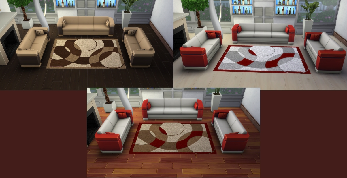 Mod The Sims - Modern Rugs