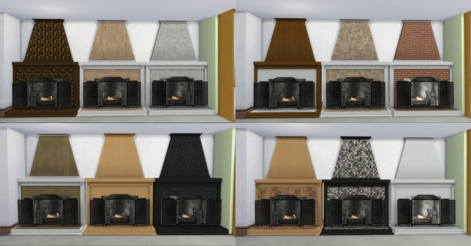 Mod The Sims - Fire Places 2