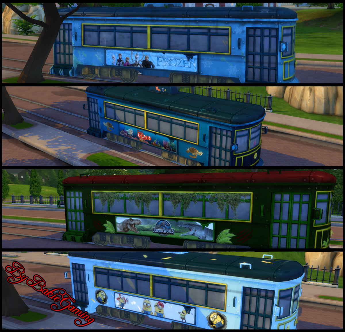 Mod The Sims - 4 New Trolley Replacements