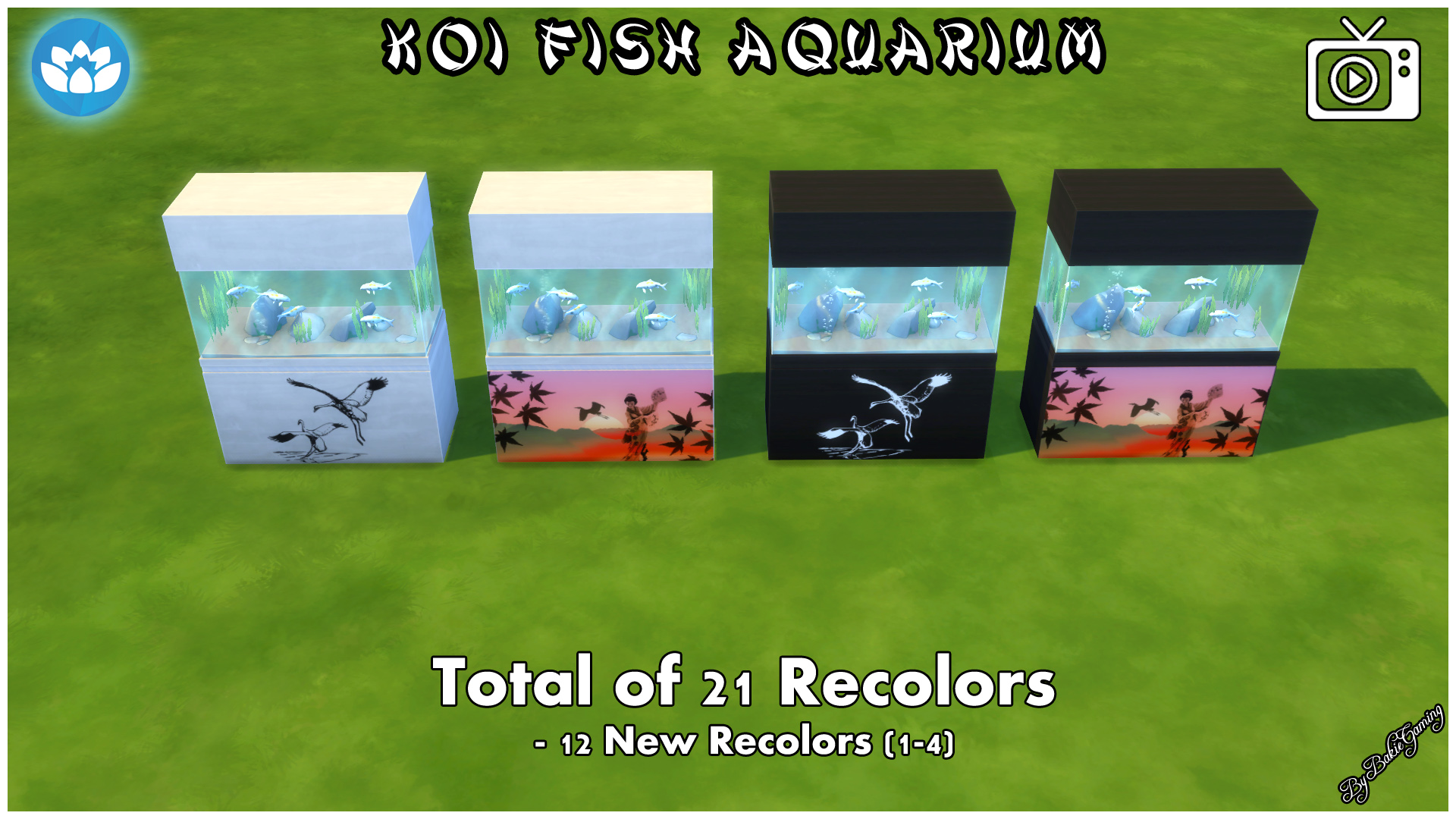 Mod The Sims - Koi Fish Aquarium