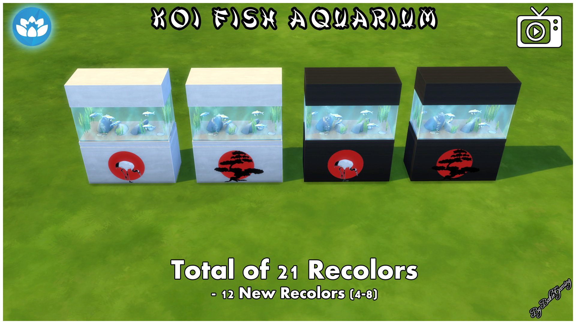 Mod The Sims - Koi Fish Aquarium