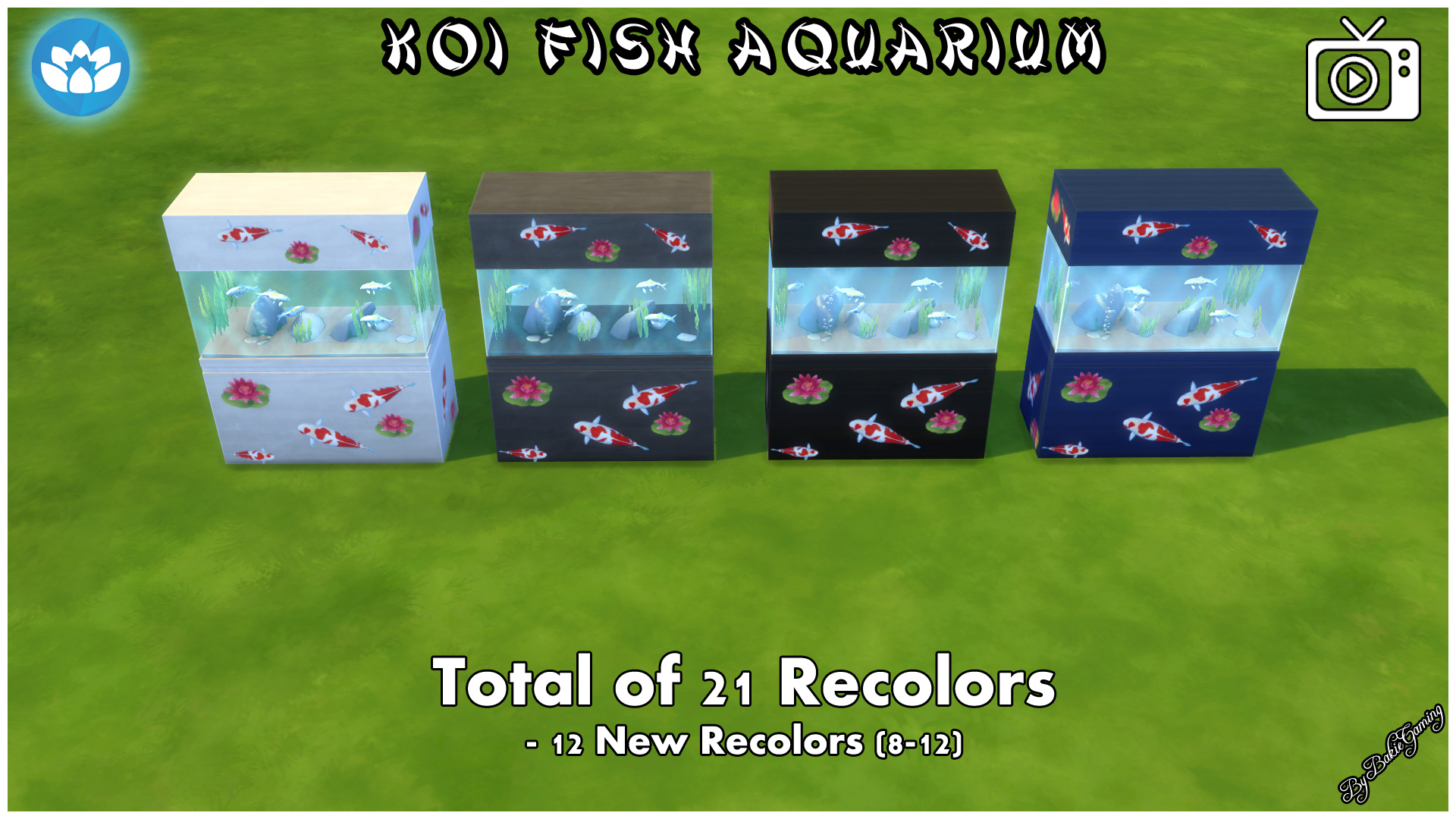 Mod The Sims - Koi Fish Aquarium