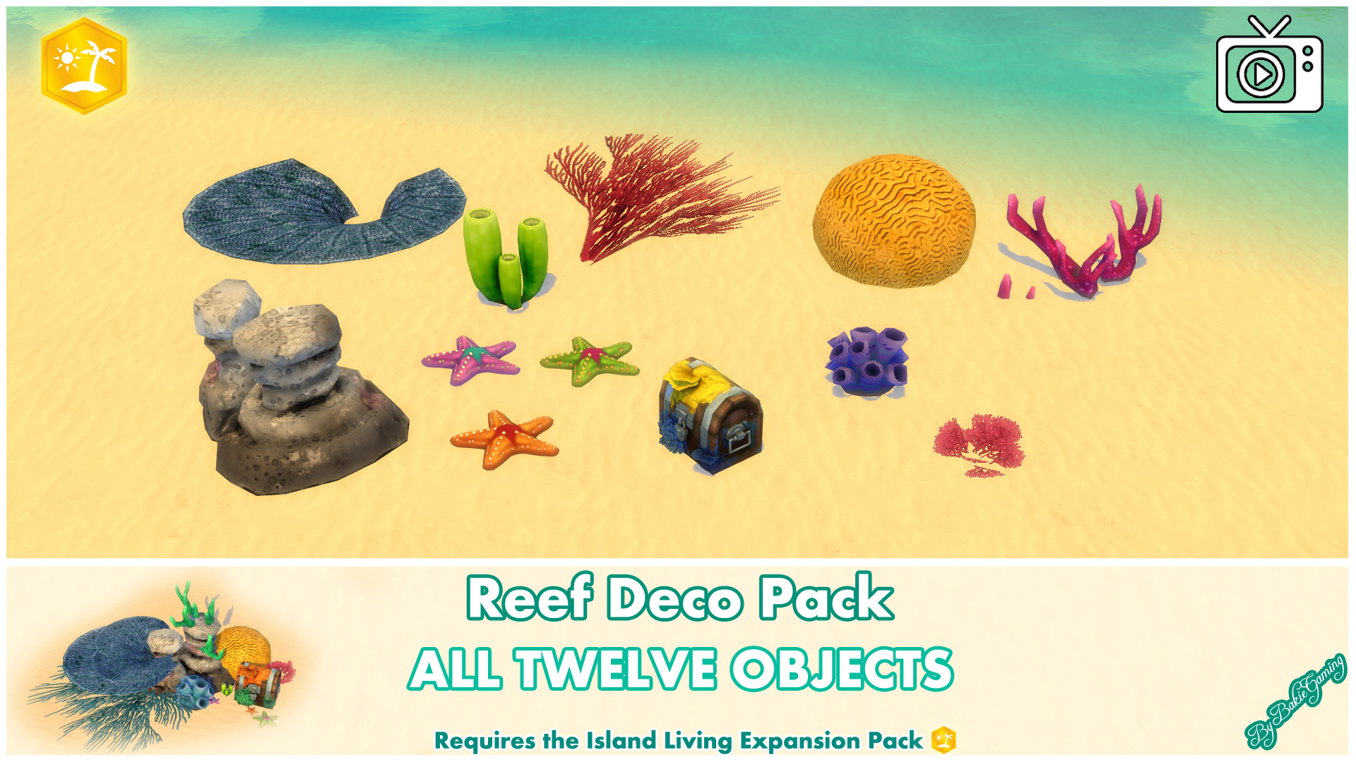 Mod The Sims - Reef Deco Pack