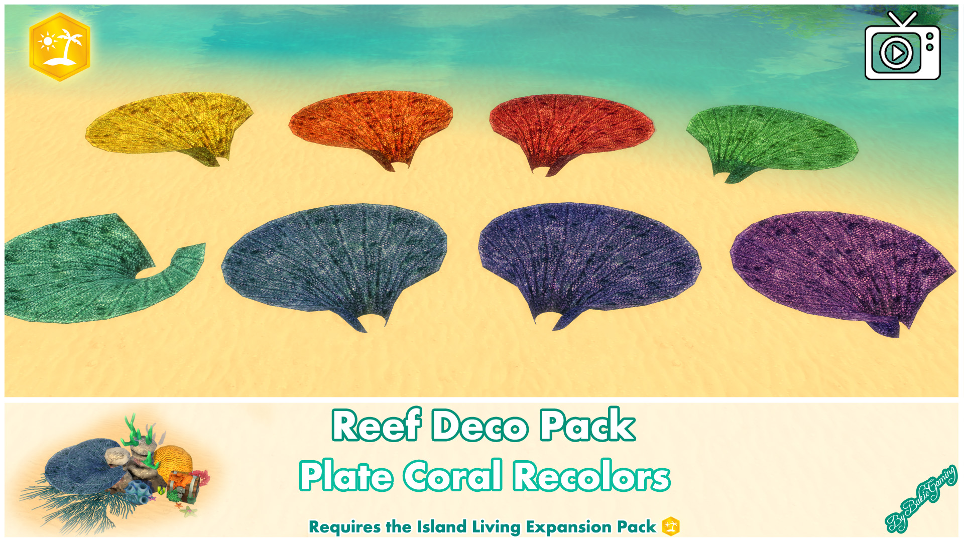 Mod The Sims - Reef Deco Pack