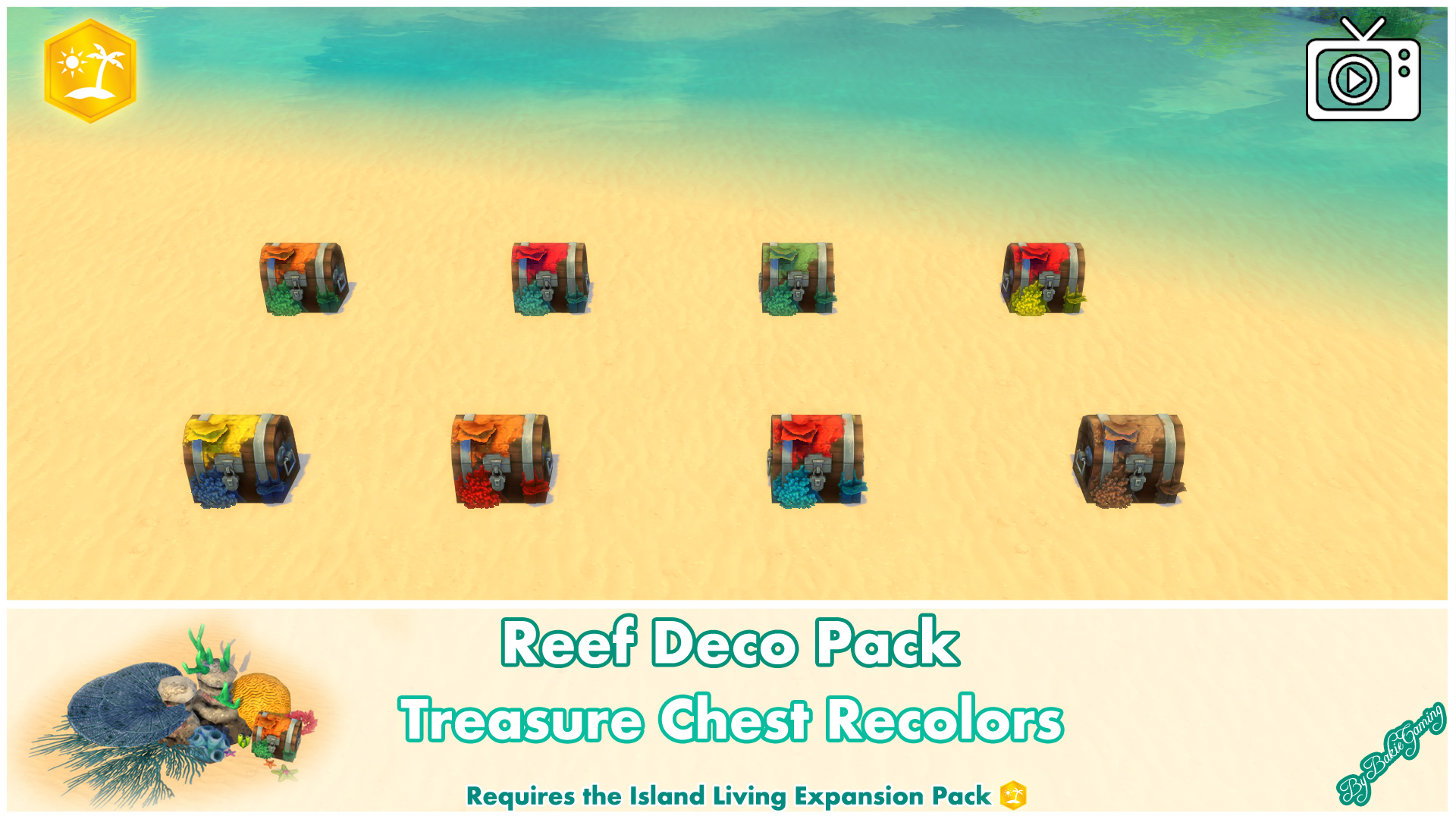 Mod The Sims - Reef Deco Pack