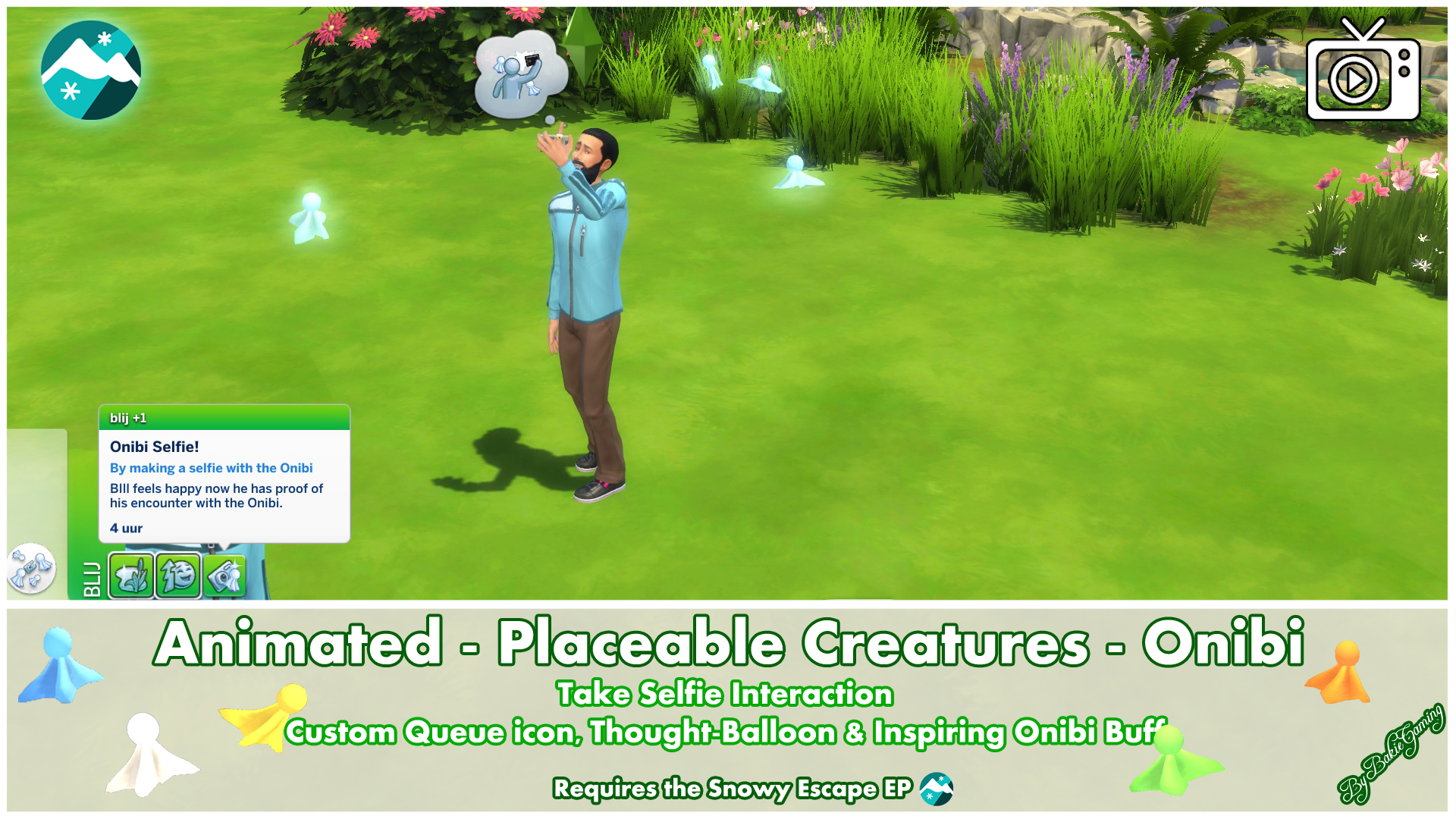 Mod The Sims - Animated - Placeable Creatures - Onibi