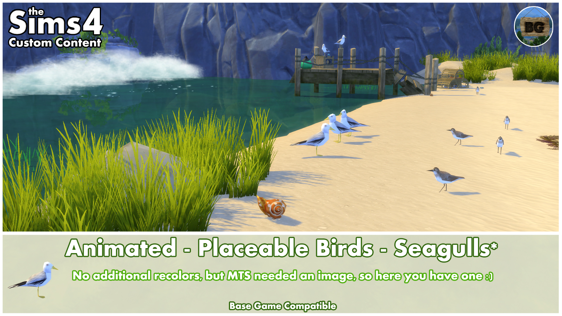 Mod The Sims - Animated - Seagulls - Fly In & Out