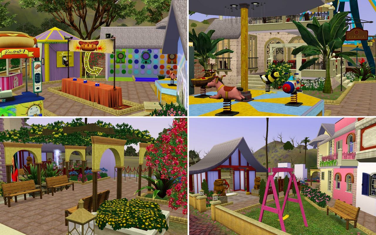 Theme Park Sims 4