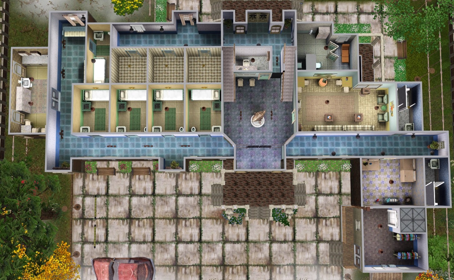 Mod The Sims - Old psychiatric hospital