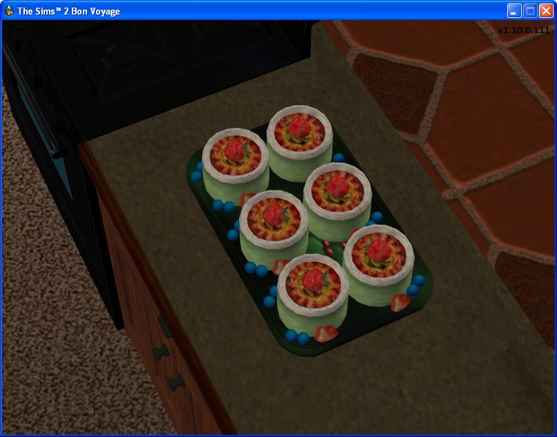 Mod The Sims - Holiday Mini Cakes.