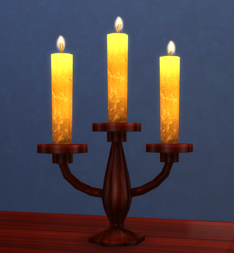 Mod The Sims - Smoreworthy Candle high-resolution recolor