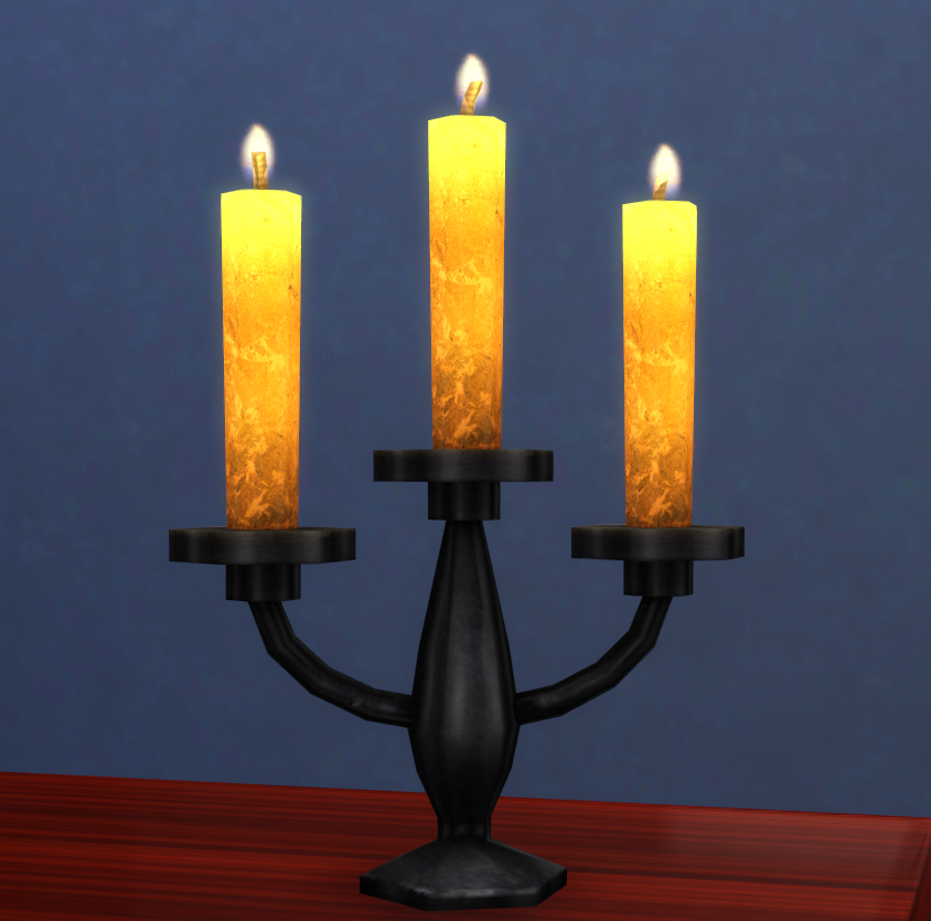 Mod The Sims - Smoreworthy Candle high-resolution recolor