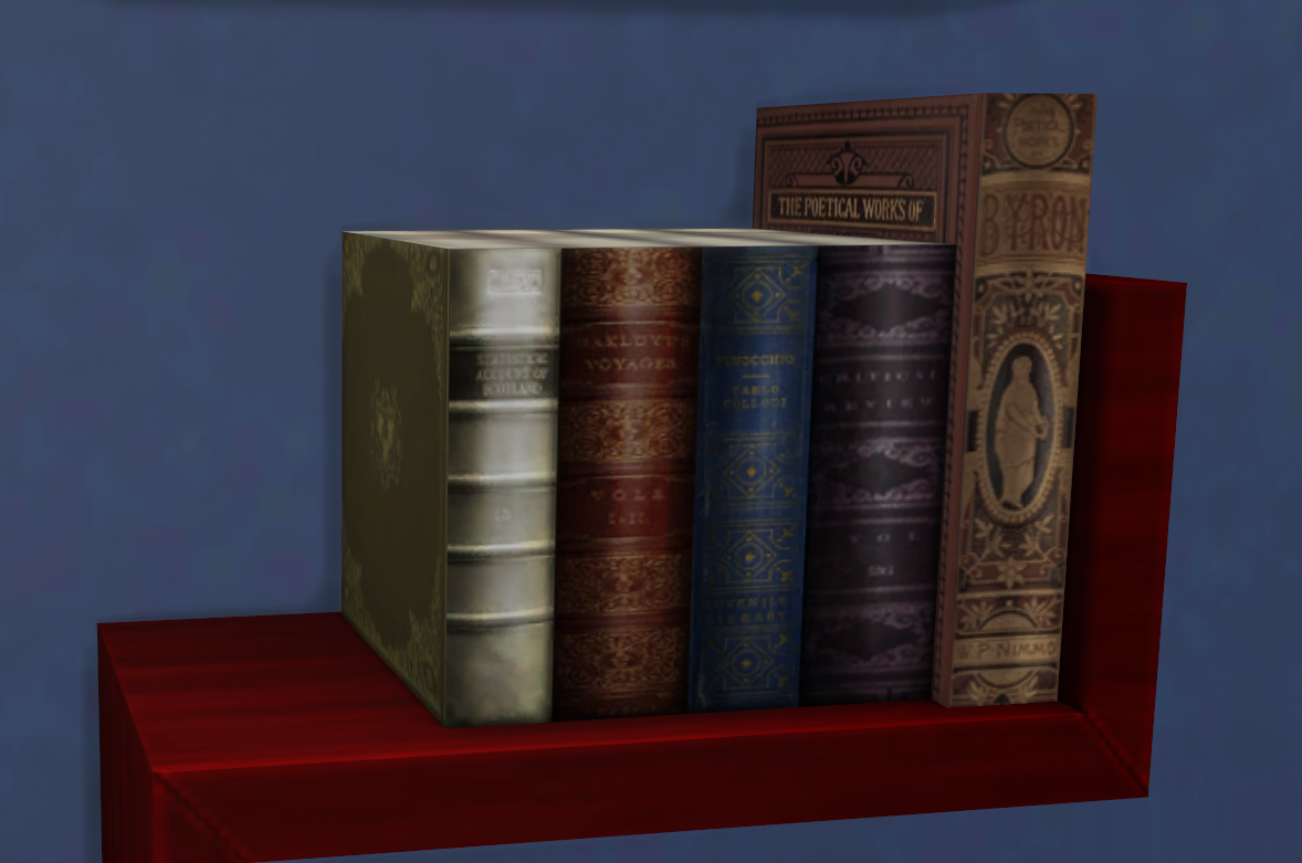 Mod The Sims - High-Resolution Intellectual Bookcase Recolor