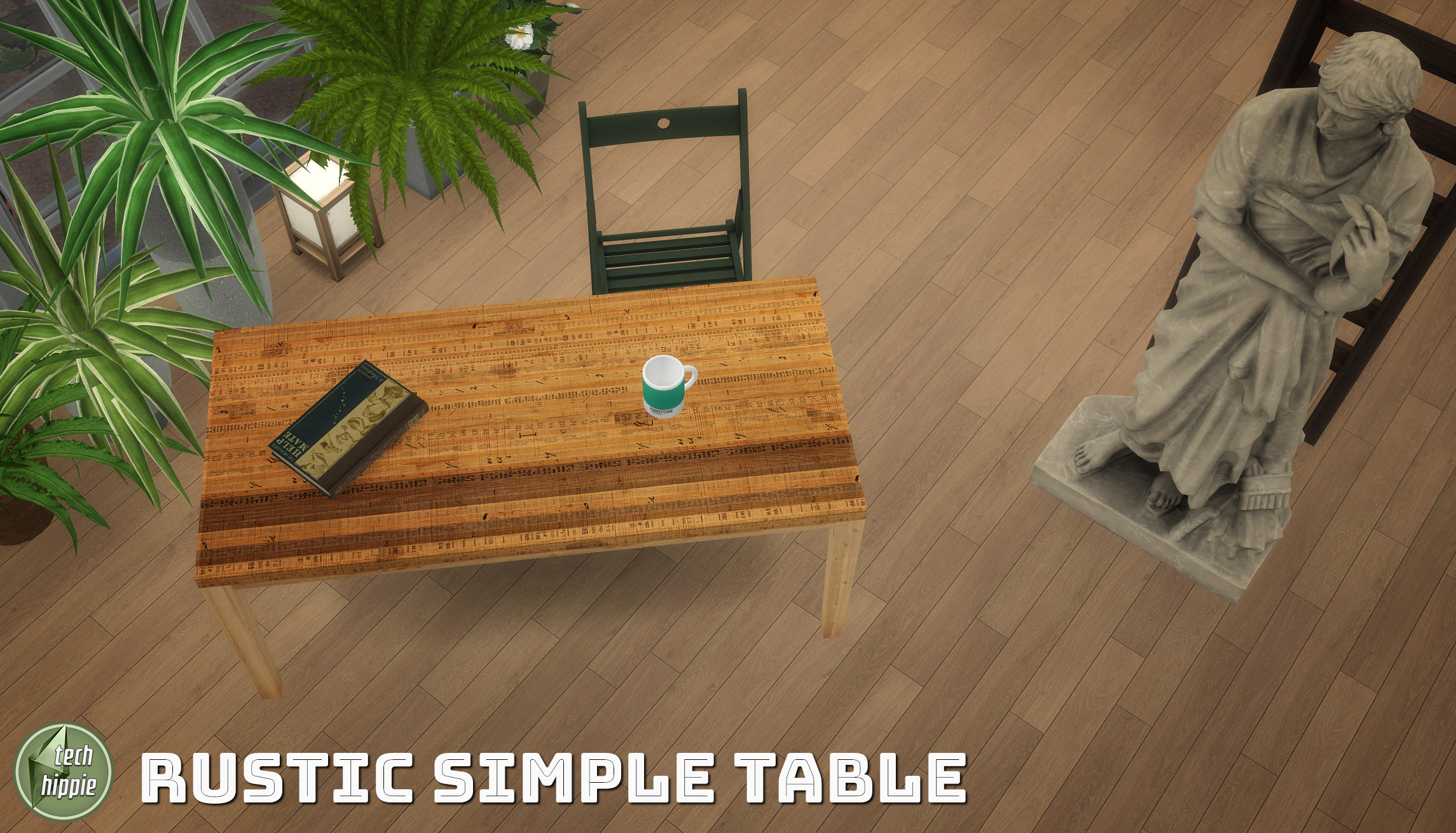 Mod The Sims - 13 All Wood Simple Tables - set1 - 2024 Update