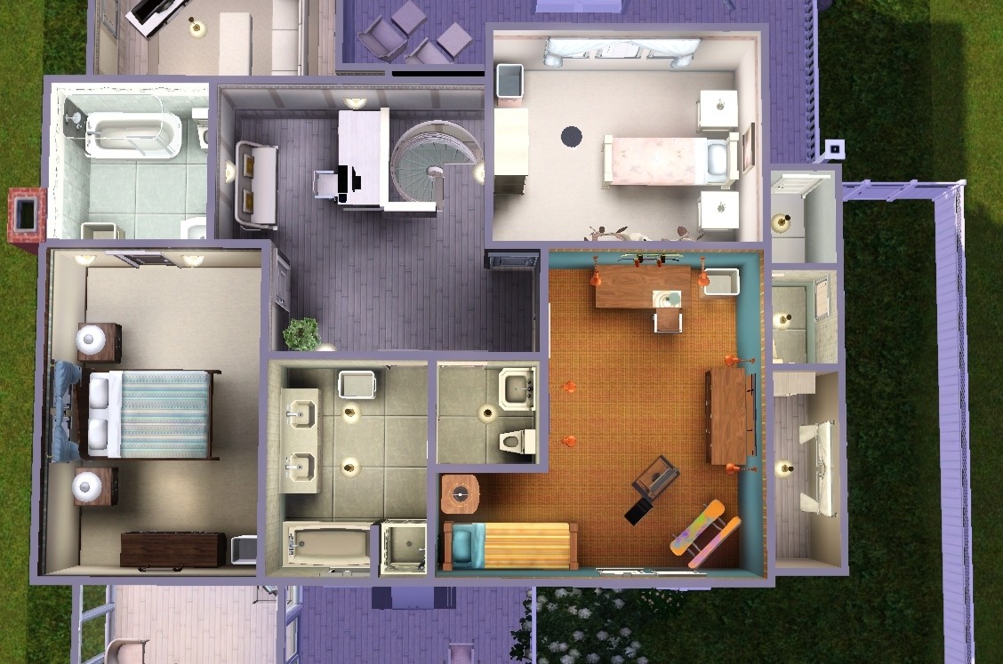 Mod The Sims - Seasons Inspired Home *CC Free*