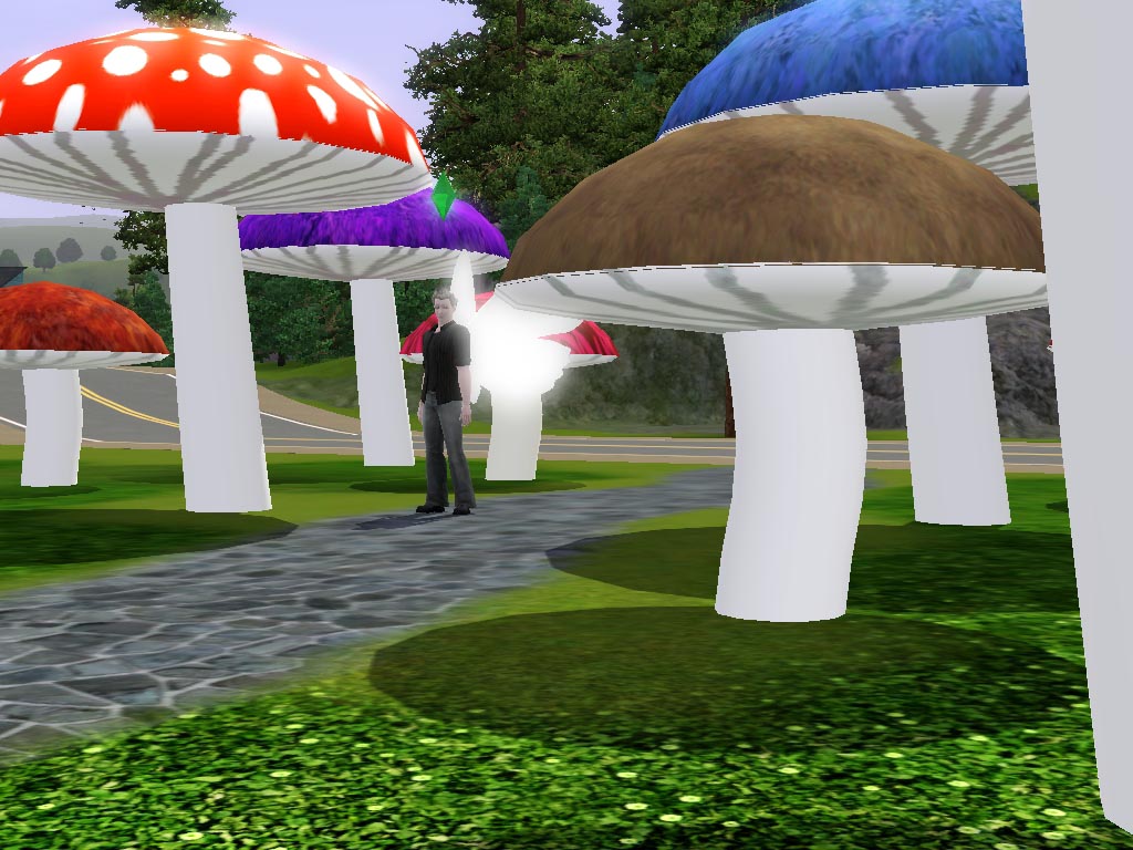 Mod The Sims - Decorative giant mushrooms-To bring bit of fantasy into ...